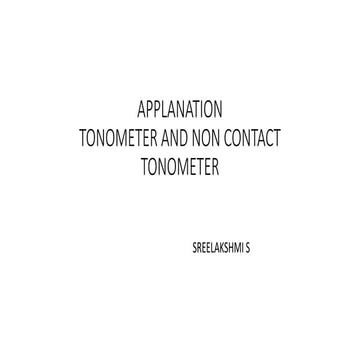 Non Contact Tonometer (NCT) by Atikur Rahman | PDF