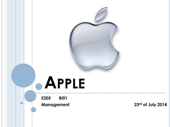 Organizational Structure Analysis Apple Inc. | PPT