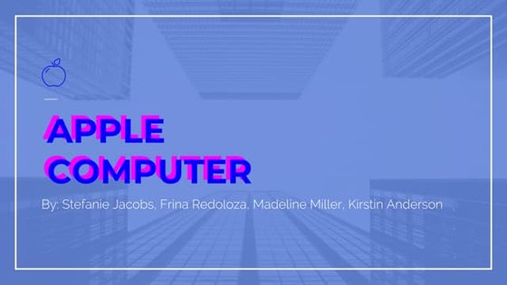 Organizational Structure Analysis Apple Inc. | PPT