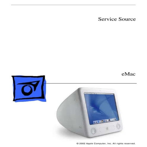 Apple eMac Hardware Service Manual | PDF