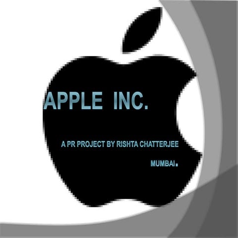 Pr for Apple stakeholders | PPTX
