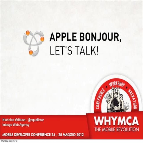 Apple Bonjour: Let's Talk! | PDF