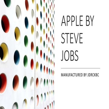 APPLE BY STEVE JOBS.pptx