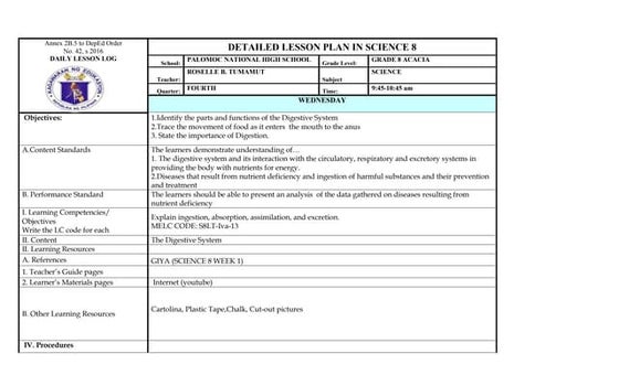 semi - detailed lesson plan (Digestive System 8).docx