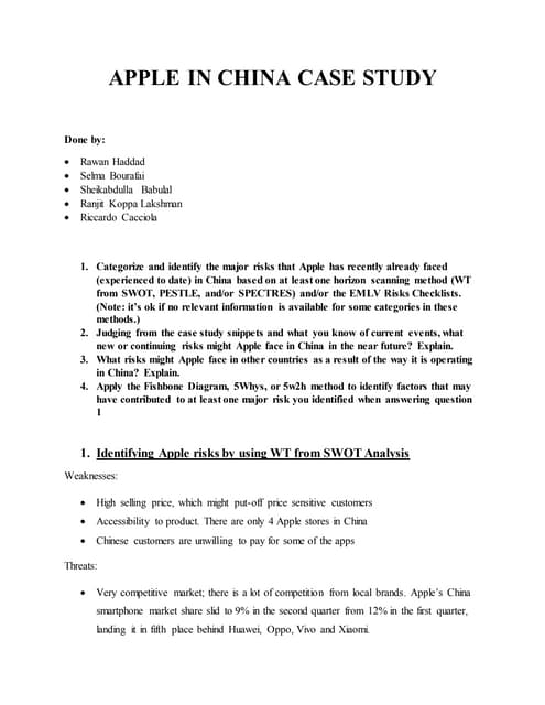 Conflict Management at Apple | PPTX