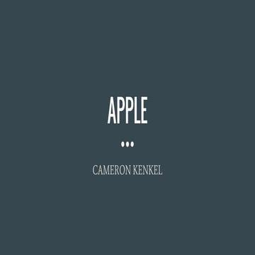 Apple final pres | PDF
