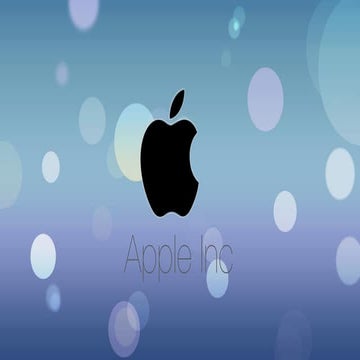 Apple Inc's Financial Analysis | PDF