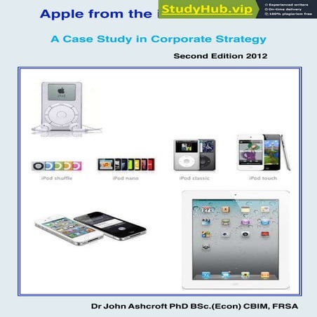 Apple From The IPod To The IPad A Case Study In Corporate Strategy ...