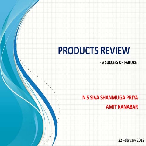 Product Review by Amit & Priya s | PPT