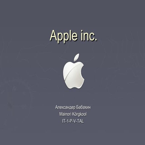 Apple | PPT