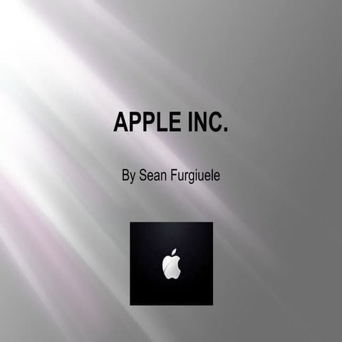 Apple Analysis | PPT