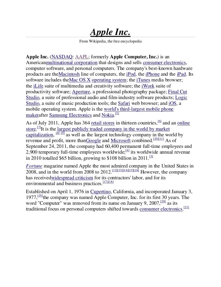 Apple Inc.