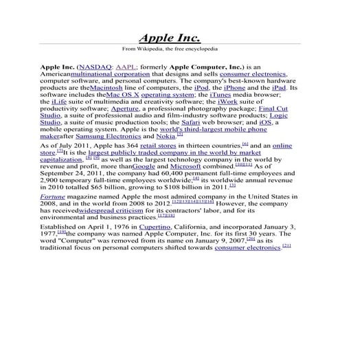 Apple Inc. | PDF