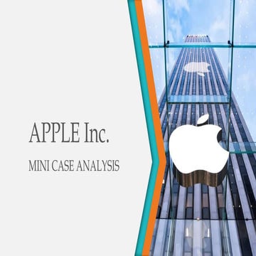 Apple inc | PPTX | Tablets and E-readers | Consumer Electronics