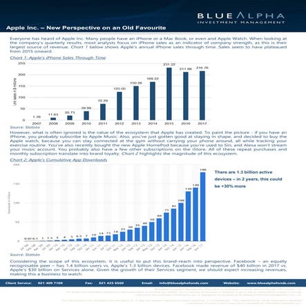 Apple Inc. A New Perspective | PDF