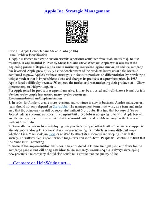 Apple Marketing strategy | PPTX