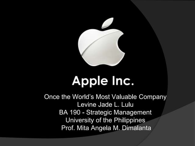 Apple company | PPTX