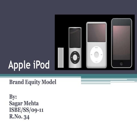 Brand Equity Model for the Apple iPod | PPTX