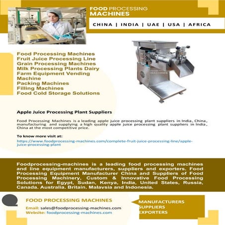 Apple Juice Processing Plant Suppliers.pdf