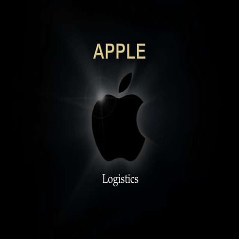 Apple logistics | PPT