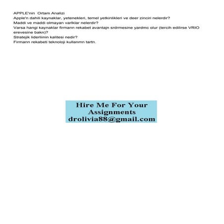 APPLEnin Ortam Analizi Applen dahili kaynaklar yetenek.pdf