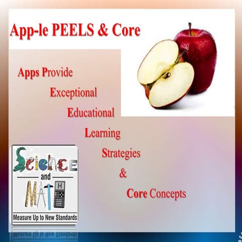 Apple PEELS & Core | PPTX