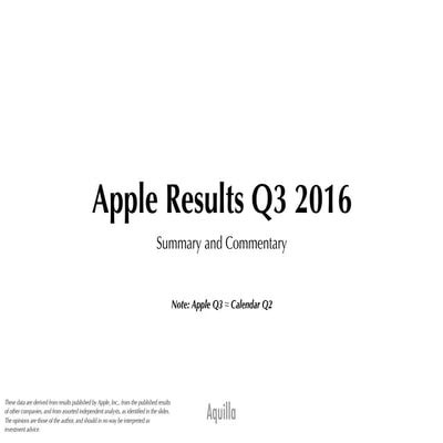 Financial Analysis Apple | PPTX