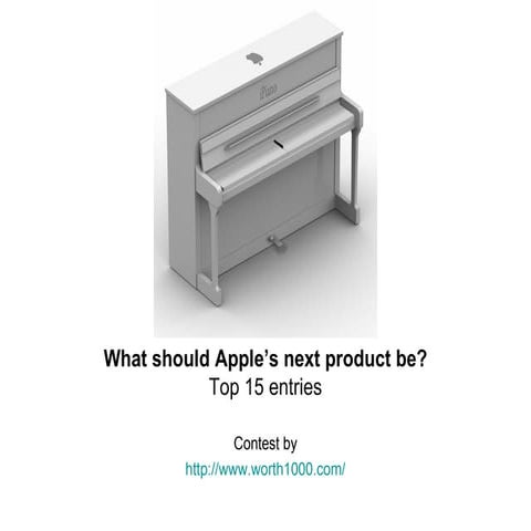 What should Apple's next product be? | PPT