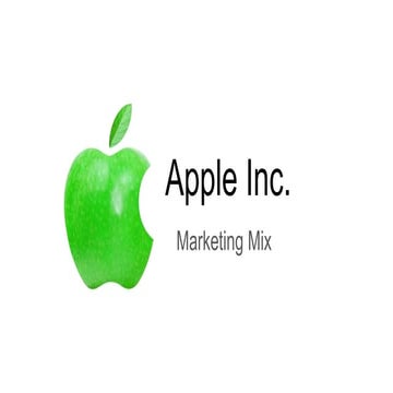 Apple's marketing mix | PPTX