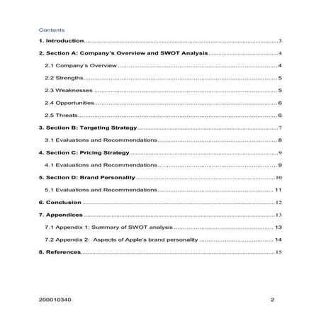 Apple strategic report | PDF