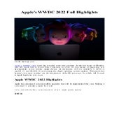 Apples WWDC 2022 Full Highlights.docx
