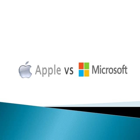 Apple vs microsoft | PPTX