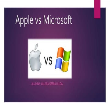 Apple vs microsoft | PPT