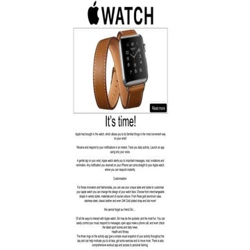 Apple watch | PPTX
