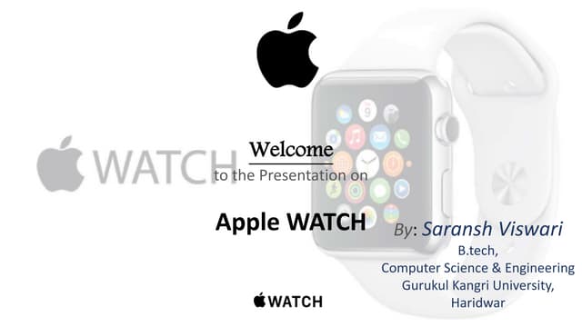 Ecommerce- case study for apple Watch development | PDF | Smartphones ...