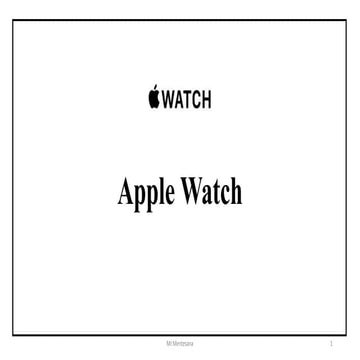 Apple Watch Presentation | PPTX