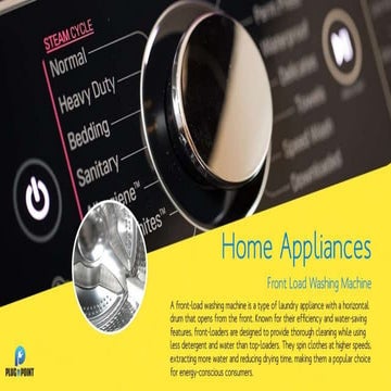 Front Load Washing Machine Home Appliances - PLUGnPOINT | PPT