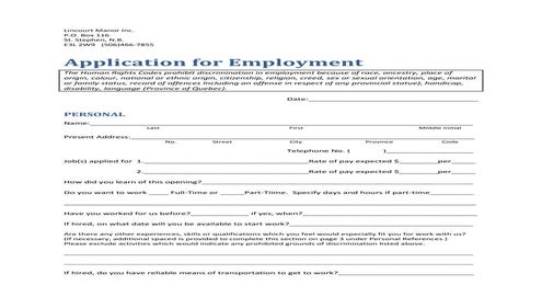 Sonic Job Application