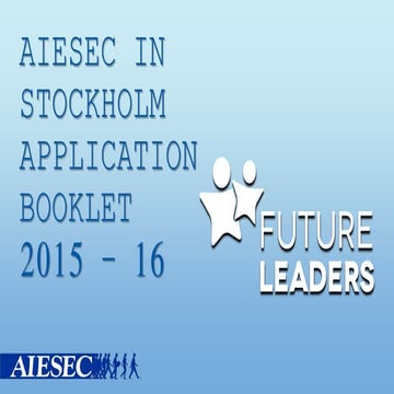 Eb application booklet | PDF