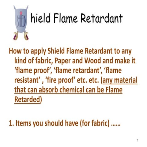 Flame-Retardant Details | PPTX