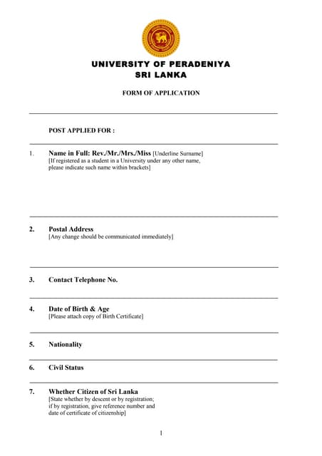 Model application format(1) | PDF