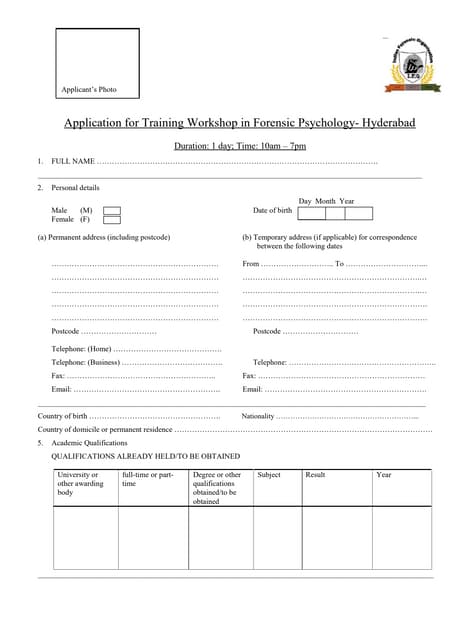 BIMI application form | PDF