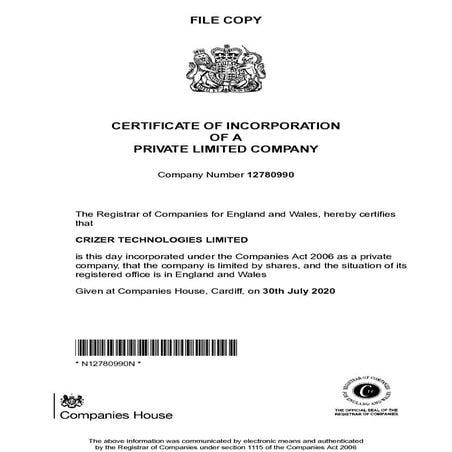 Crizer World Plan | PDF