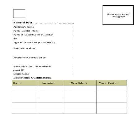 Application form-214 | DOC