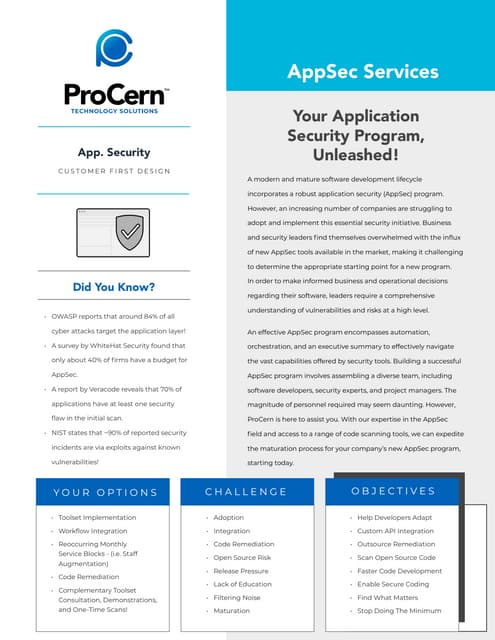 Application Security Services Procern Technology Pdf