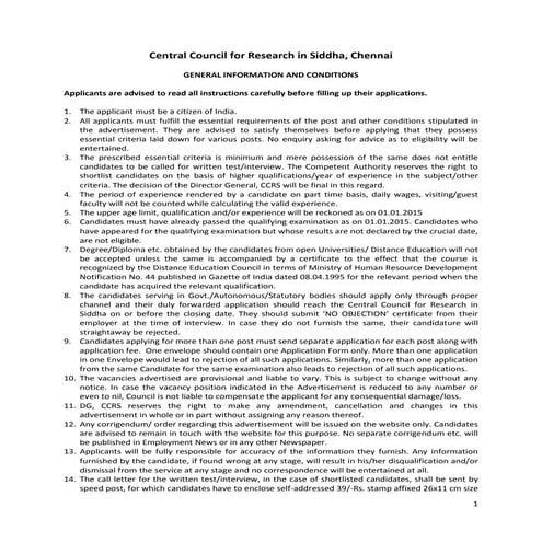 Application and instructions | PDF