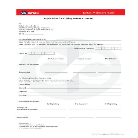 Closure form | PDF