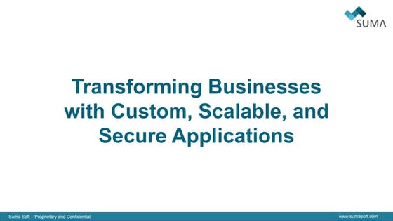 Legacy Application Maintenance Services by Suma soft | PPTX | Computer ...