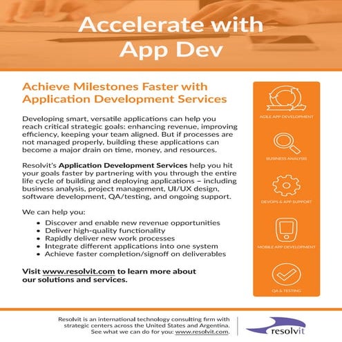 Accelerate with App Dev | PDF