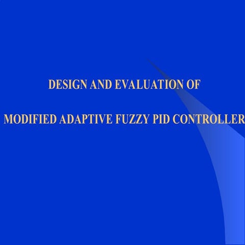 Application Fuzzy Logic Control Design 1 Ppt